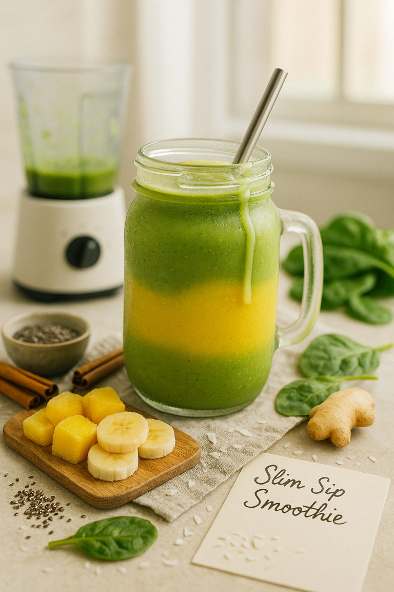 Slim Sip Smoothie: Your Go-To Healthy, Delicious Kickstart - Eat Fine Food