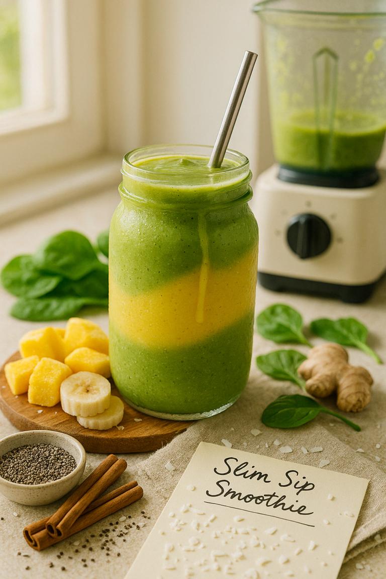 Slim Sip Smoothie: Your Go-To Healthy, Delicious Kickstart - Eat Fine Food