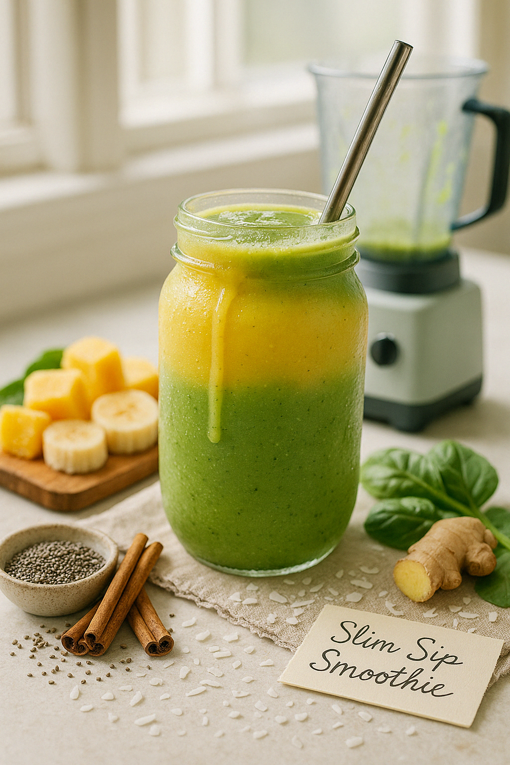 Slim Sip Smoothie: Your Go-To Healthy, Delicious Kickstart - Eat Fine Food