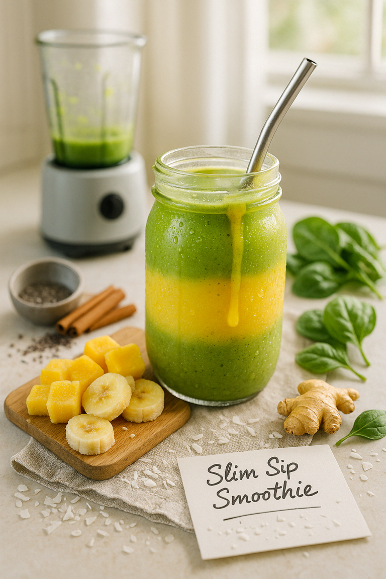 Slim Sip Smoothie: Your Go-To Healthy, Delicious Kickstart - Eat Fine Food