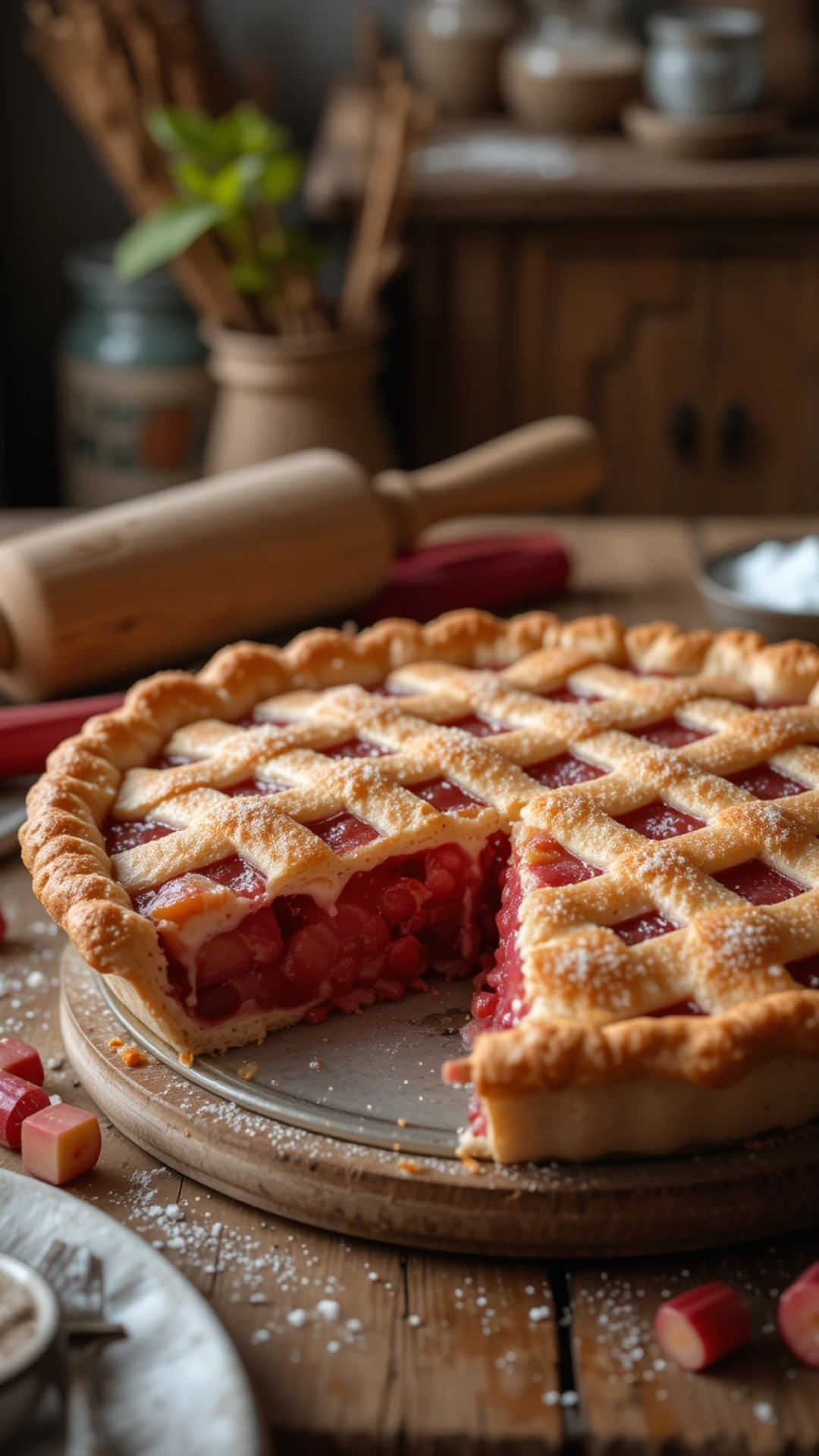 How to Make the Perfect Rhubarb Pie: A Tart & Tangy Delight - Eat Fine Food