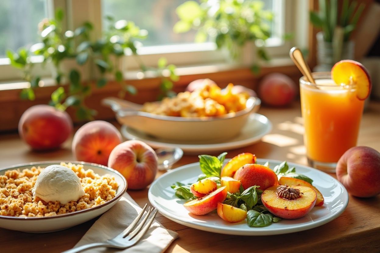 Delicious Peach Recipes: Easy & Creative Ways to Enjoy Fresh Peaches ...