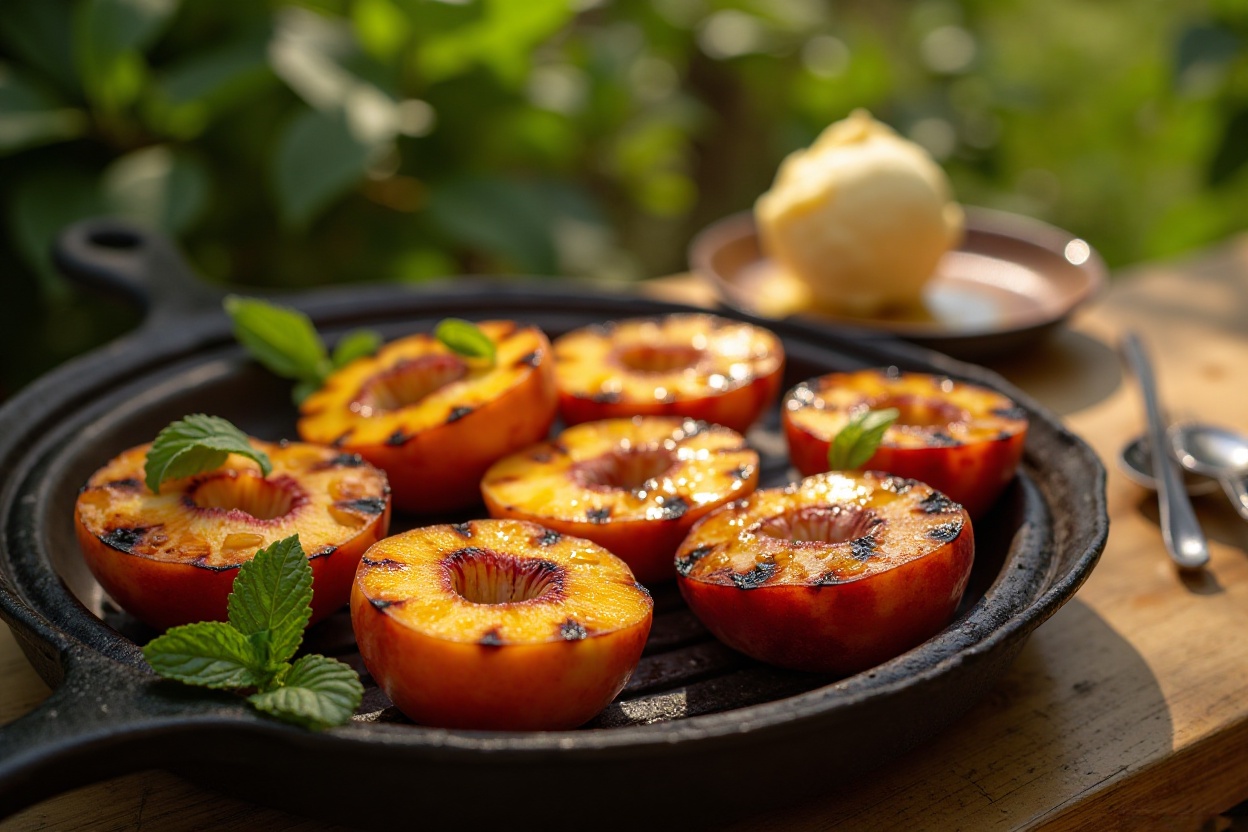 Grilled Peaches Recipe Guide: A Sweet & Smoky Summer Treat - Eat Fine Food