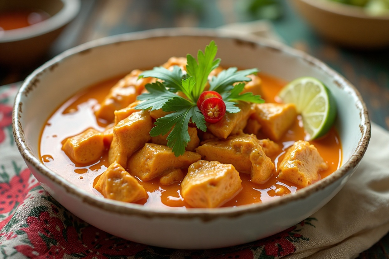 Five-Ingredient Red Curry Chicken: A Flavor Bomb in Minutes - Eat Fine Food